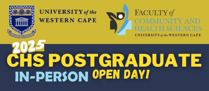 2025 CHS Post Graduate Open Day - University of the Western Cape ...